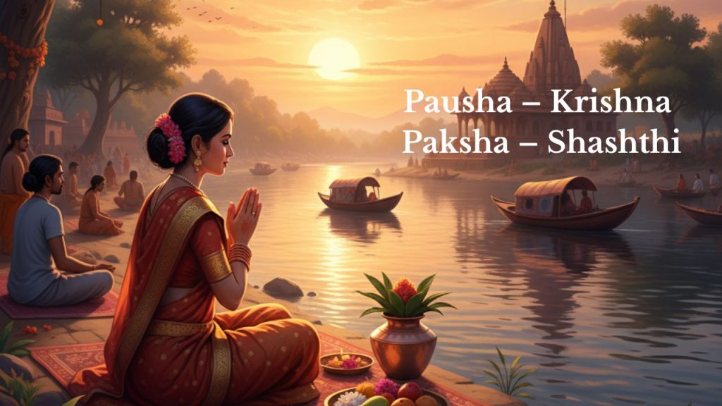 Pausha - Krishna Paksha - Shashthi.