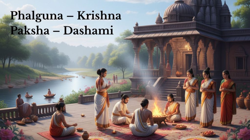 Phalguna - Krishna Paksha - Dashami.
